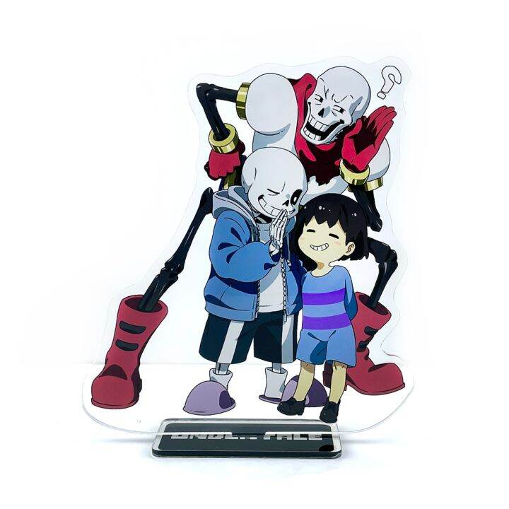 Undertale Frisk Sans Papyrus GM Acrylic Stand Figure Model Plate Holder ...