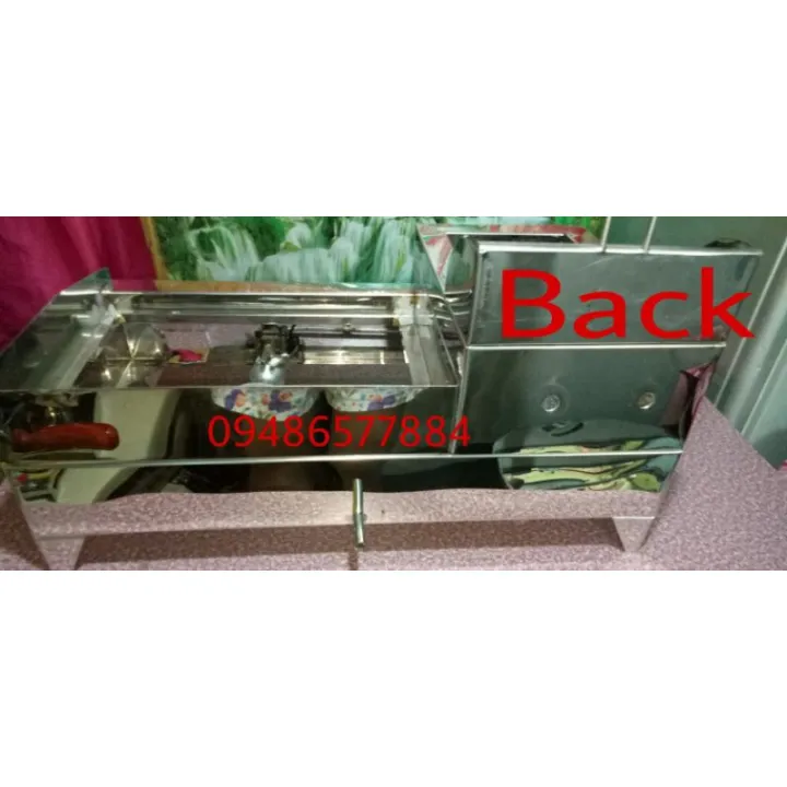 【Ready Stock】 Burger griller with deep fryer 12x14 complete package ...