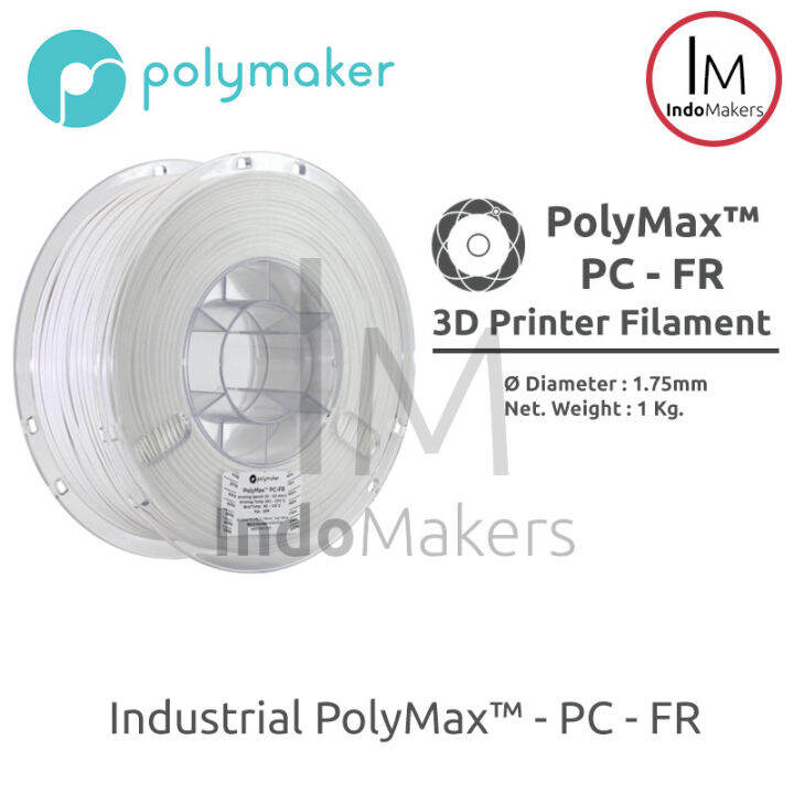 Polymaker PolyMax™ PC - FR - 3D Printer Polycarbonate Filament | Lazada Indonesia