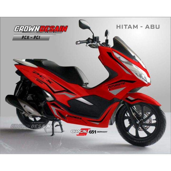 striping cutting sticker motor pcx edisi spesial dua warna termurah ...