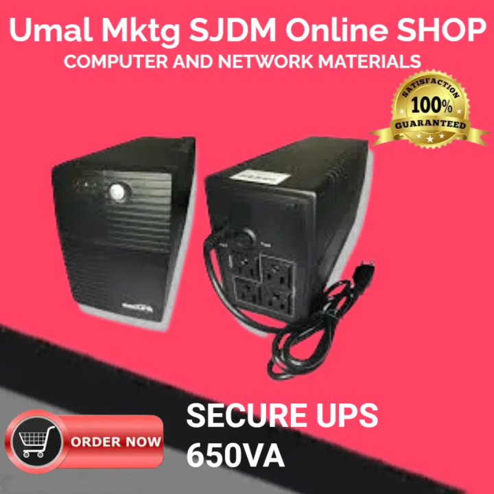 Secure UPS 650VA with built in AVP | Lazada PH