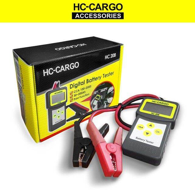 HC CARGO 12V 24V Car Motorcycle Battery Load Tester Good or bad battery ...