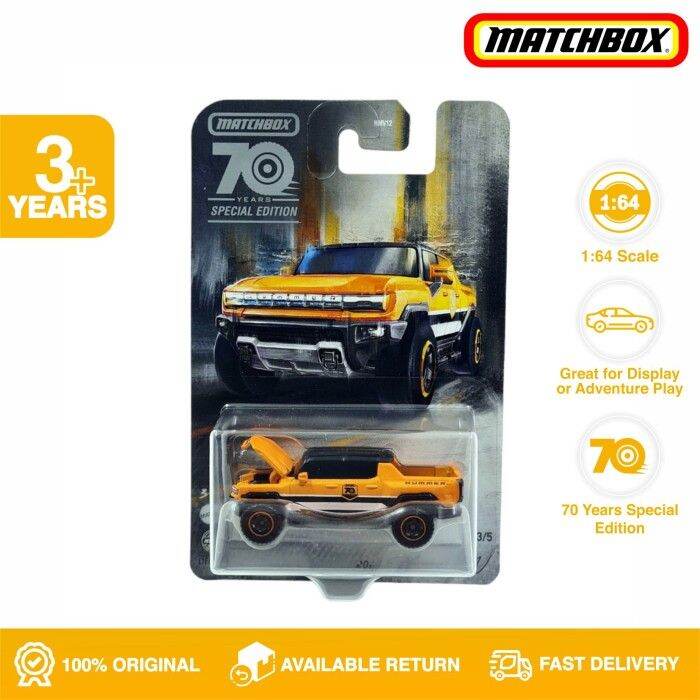 Matchbox 70 Years Special Edition 2022 Hummer EV - Orange | Lazada ...
