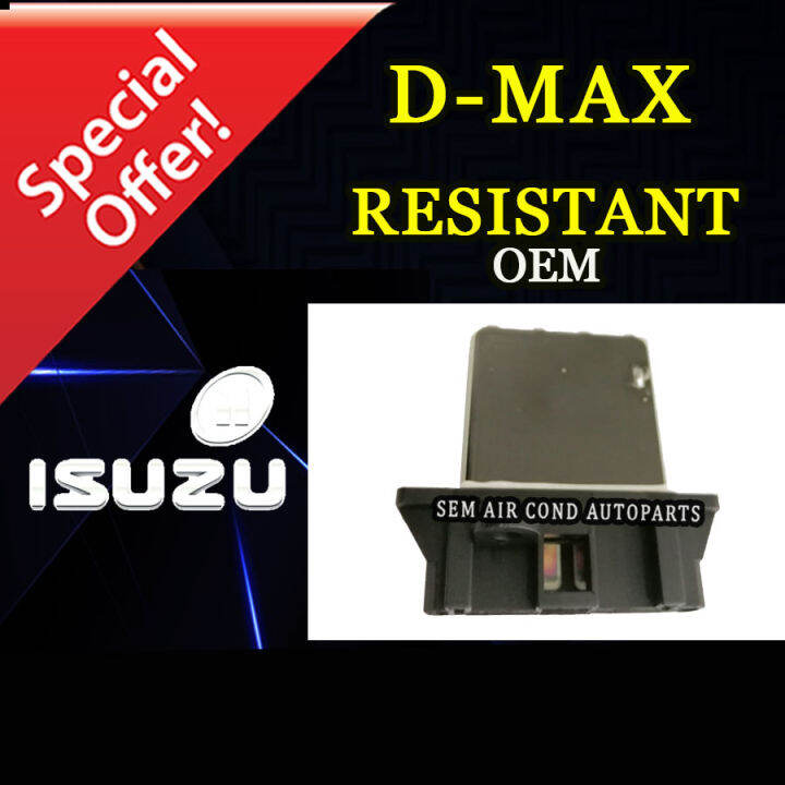 ISUZU D-MAX OEM NEW 4 PIN RESISTOR (CAR AIR COND SYSTEM) (RESISTANT ...