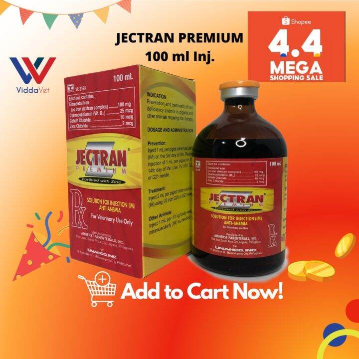 Viddavet - Univet Jectran Fo.rti.fie.d with Z.i.nc 100ml | Lazada PH