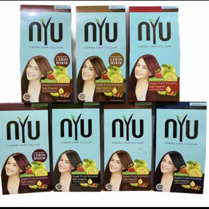 NYU CREME Hair Colour Pewarna Rambut Cat Rambut | Lazada Indonesia