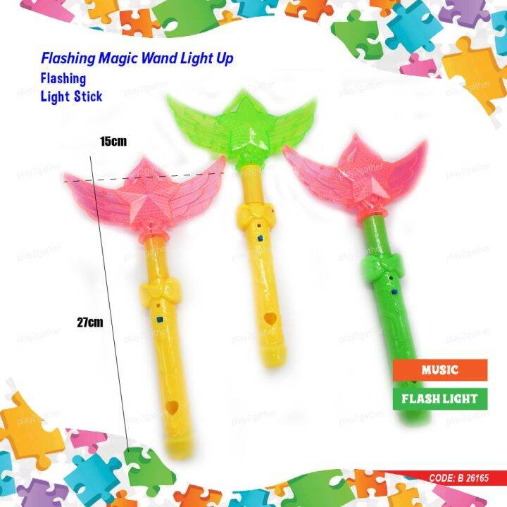 Twinkle Star Flashing Light Stick Magic Light-Up_Light And Music (Ready ...