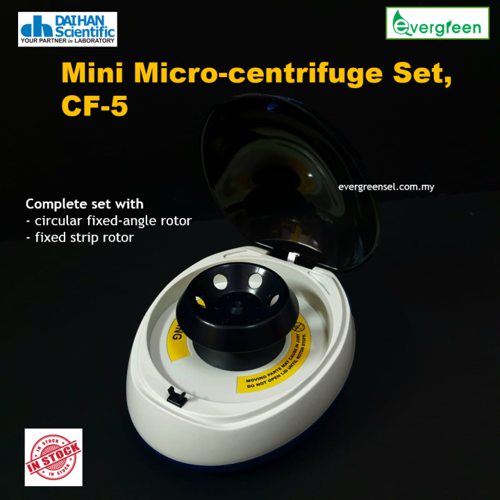 Laboratory Daihan High performance Mini-microcentrifuge Set, “CF-5” | Lazada