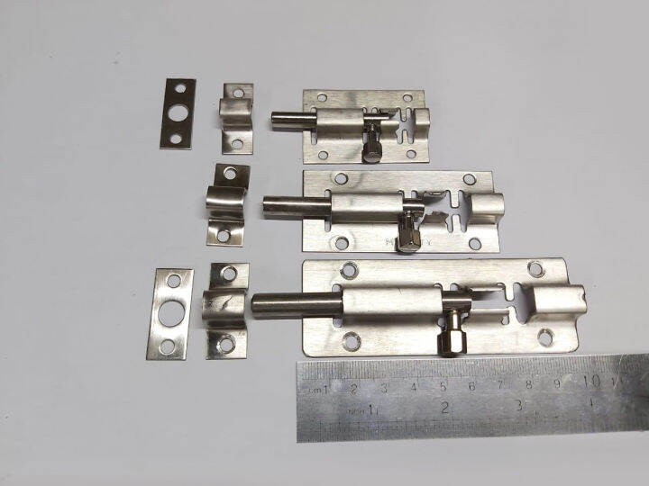 AN Grendel Slot Kunci Pintu Jendela Stainless Steel 2" - 3" dan 4" Inci ...