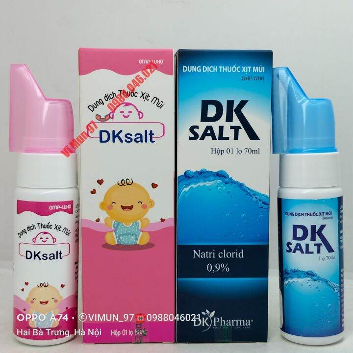 Dung dịch vệ sinh mũi DK SALT dạng phun sương | Lazada.vn