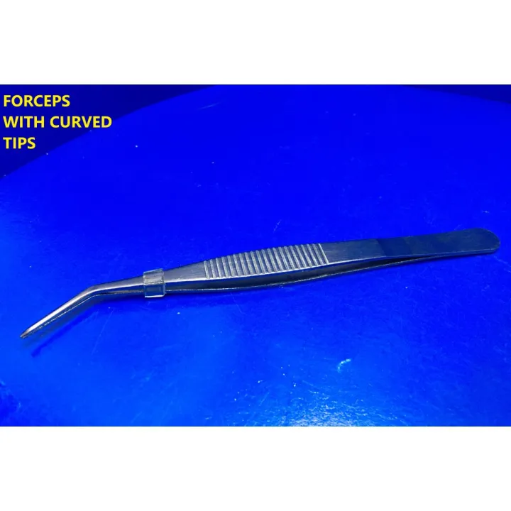 FORCEP WITH CURVE TIPS LB-MET-0011 | Lazada PH