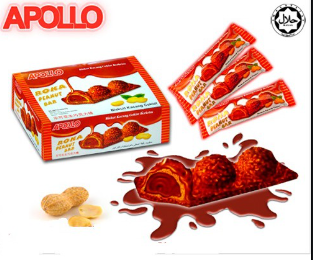 Apollo Roka Peanut Bar 24 x 18g | Lazada