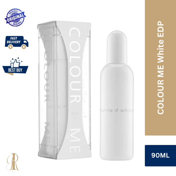 [Original] Colour Me White EDP 90ML For Men | Lazada