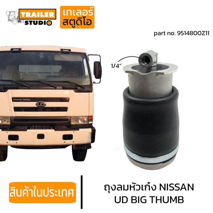 ถุงลมหัวเก๋ง NISSAN UD BIGTHUMB ลูกหน้า ยูดี บิ๊กทัม TW รถนอก ถุงลมหัว ...