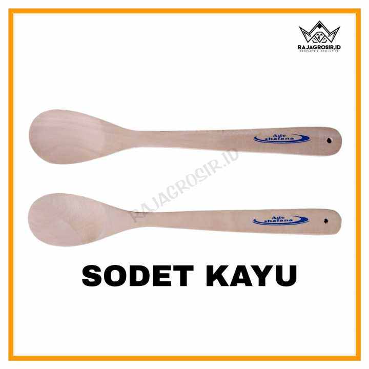 sodet 35cm / Sutil Kayu panjang irus kayu untuk masak sepatula sodet ...
