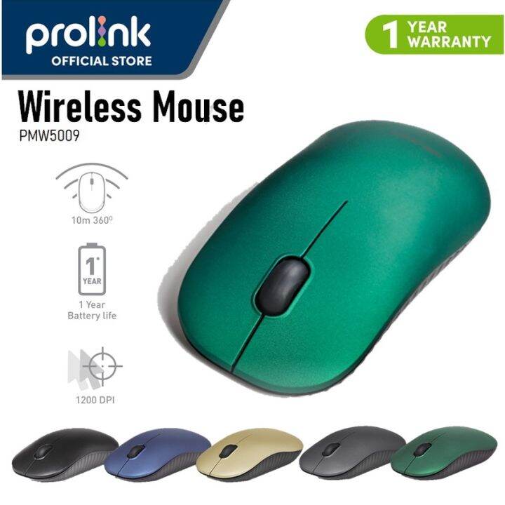 PROLiNK PMW5009 Wireless Optical Mouse /1200DPI/Power Saving/For Laptop ...