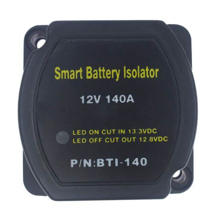 12V 140 Amp Dual Battery Smart Isolator Voltage Sensitive Relay Smart ...