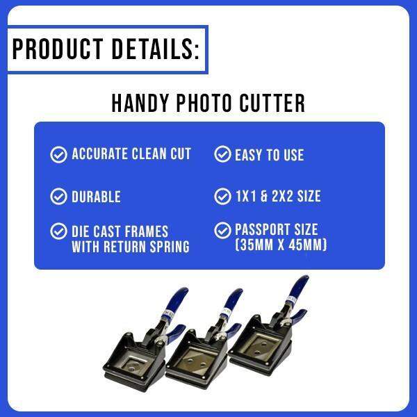 handheld id photo cutter 1x1 2x2 passport size cutter | Lazada PH