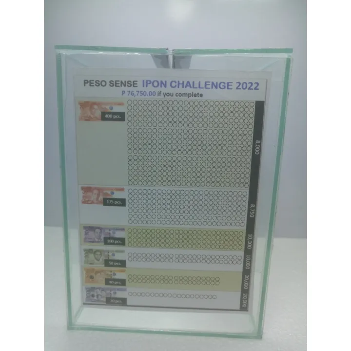 【In Stock】 PESO SENSE IPON CHALLENGE 2022 (ALKANSYA) GLASS 4X6X8 ...