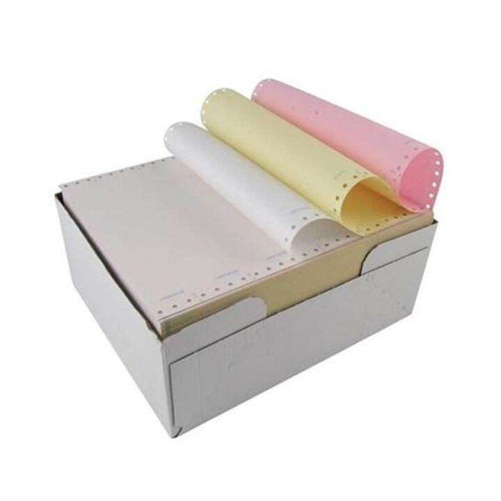Carbonless Continous Paper 1 Half 3 Ply for Dot Matrix Paper | Lazada PH