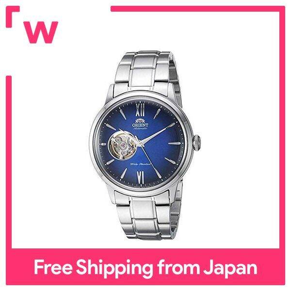 Orient Men's Helios Stainless Steel Japanese Automatic/Hand-wound Open ...