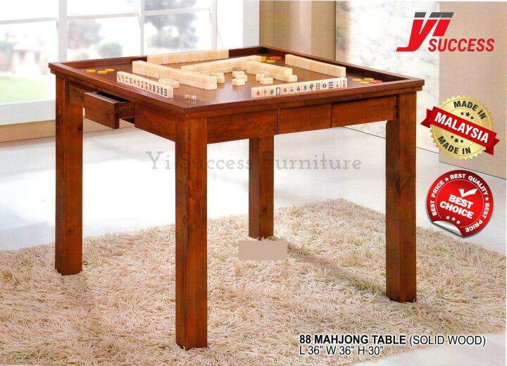 Yi Success Solid Wood Mahjong Table / High Quality Mahjong Table With ...
