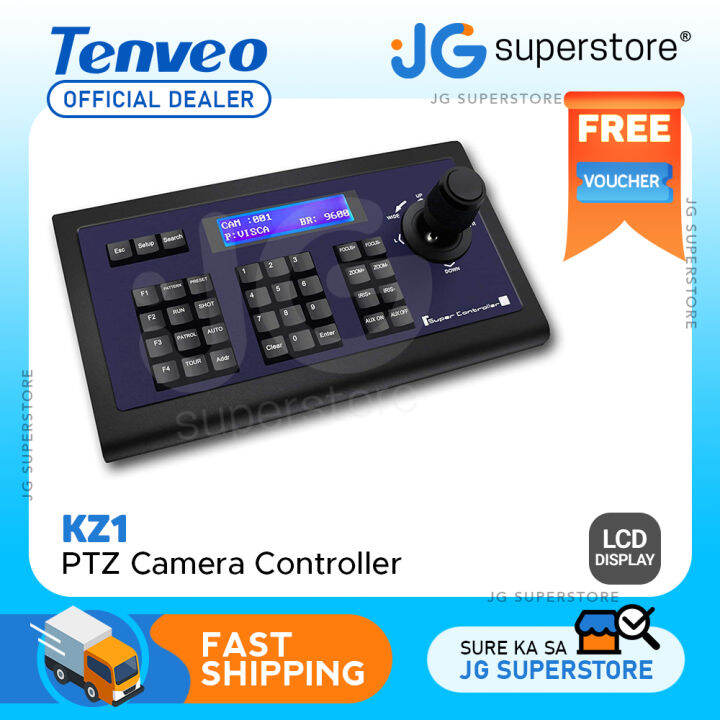 Tenveo KZ1 PTZ Camera Keyboard Controller with LCD Display, Joystick ...