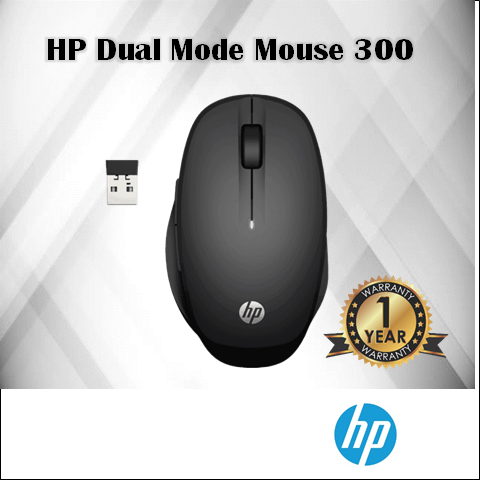 HP 300 Dual Mode Wireless Bluetooth Mouse with Customizable Speed | Lazada