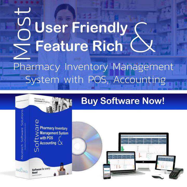 Pharmacy Inventory With POS & Accounting Management System Software ...
