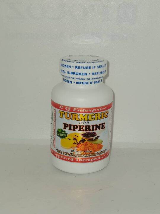 TURMERIC WITH PIPERINE HERBAL CAPSULE | Lazada PH
