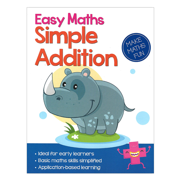 Easy Math Books - Simple Addition Subtraction Multiplication Division Time Fraction Preschool ...