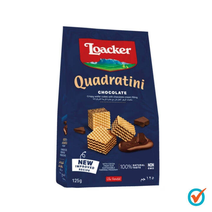 Loacker Quadratini Chocolate 125g | Lazada