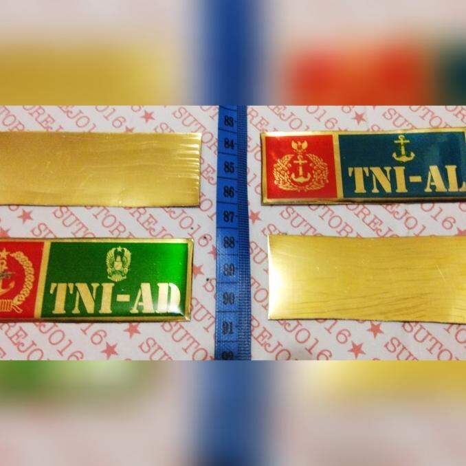 STIKER NOPOL PLAT NOMOR TNI AL BAHAN KUNINGAN LAPIS FIBER BERKUALITAS ...