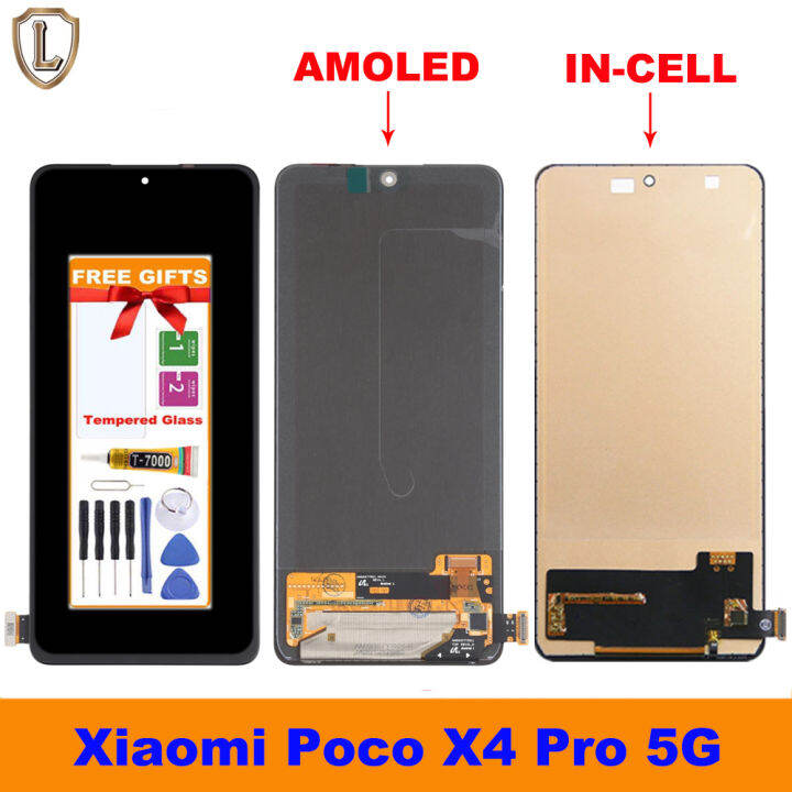 100% Tested Original AMOLED LCD For Xiaomi Poco X4 Pro 5G Touch Screen ...