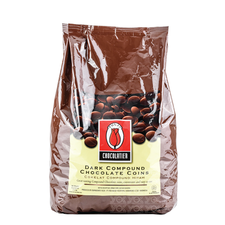 Tulip ช็อกเหรียญ Dark Compound Choc-Coins 2.5kg. หยกออนไลน์ | Lazada.co.th