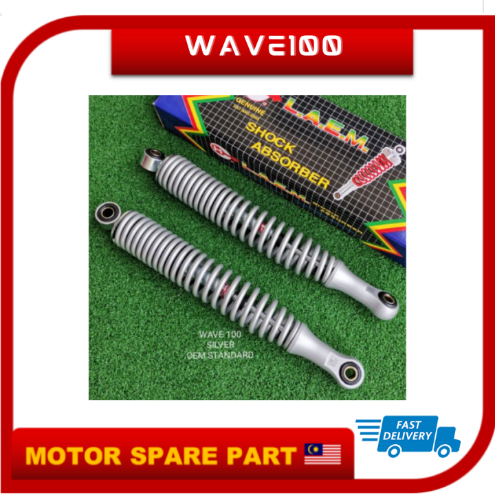 (QUALITY DIJAMIN) WAVE100 ABSORBER STANDARD L.A.E.M MADE IN TAIWAN WAVE ...