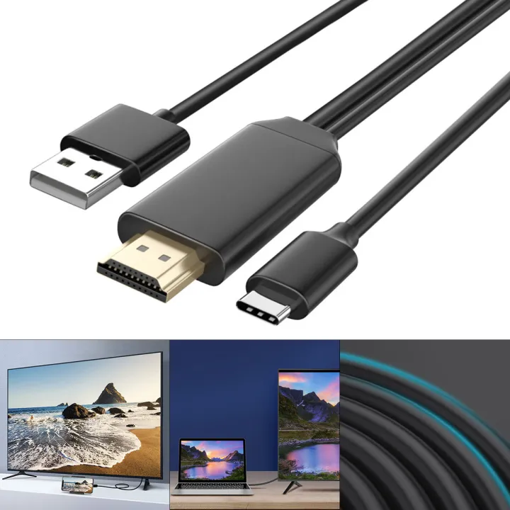 T2 Type C Cable Adapter TV Stick 4K Smart TV Dongle Switching for ...