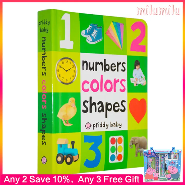 Numbers Colors Shapes Original English Board Book Popular Colouring ...