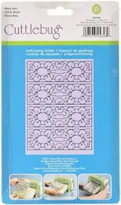 Cricut Cuttlebug Embossing Folder - Mary Ann | Lazada PH
