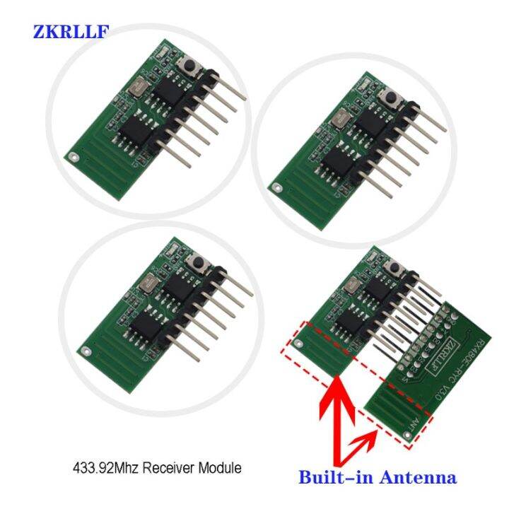 3 pcs 433mhz Wireless RF Learning Code Decoder Module 433 MHZ 4CH ...