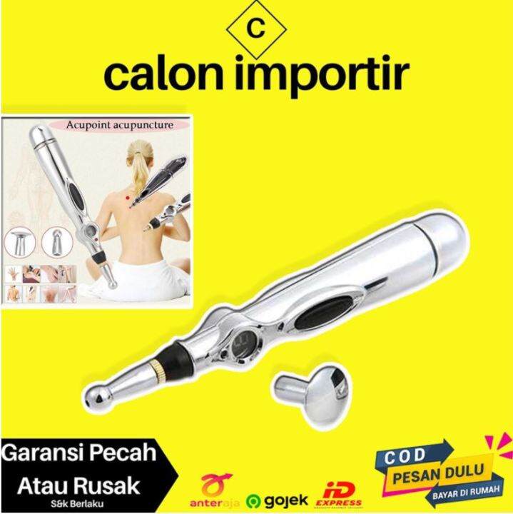 Alat Akupuntur Elektrik Tubuh Setrum Kejut Magnet Pena Terapi Listrik ...