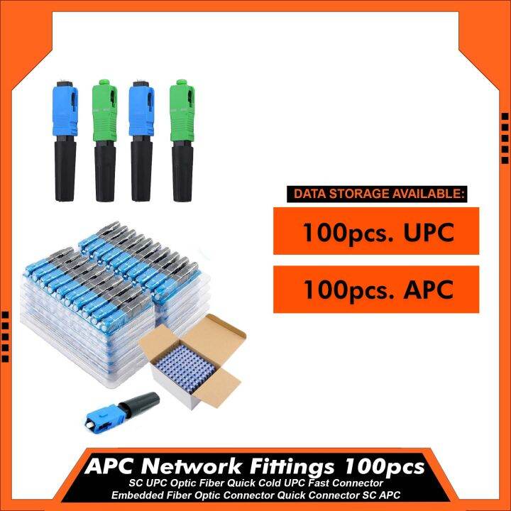 APC Network Fittings / SC UPC Optic Fiber Quick Cold UPC Fast Connector ...