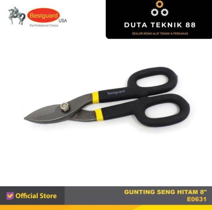 GUNTING SENG HITAM 8" - BESTGUARD GUNTING SENG 8 INCH | Lazada Indonesia