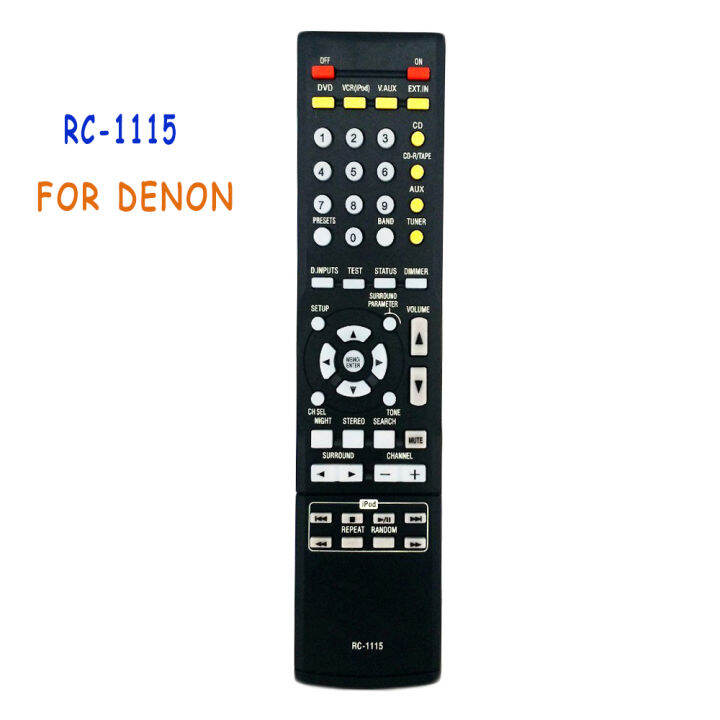 New Remote Control For DENON RC-1115 AVR-390 AVR930 AVR-391 AV Receiver AVR-590 AVR-1610 AVR ...