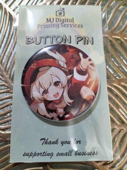 Genshin Impact Character Button Pins - Klee | Lazada PH