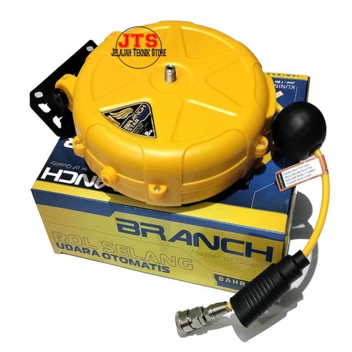Air Hose Reel Selang Compresor Angin Otomatis Panjang 8 Meter/ Selang ...