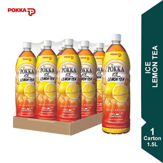 Pokka Ice Lemon Tea 1 Carton (12 x 1.5L) [KL & Selangor Delivery Only ...