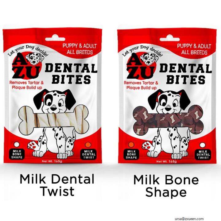 AZU DENTAL BITES DOG TREATS 165grams | Lazada PH