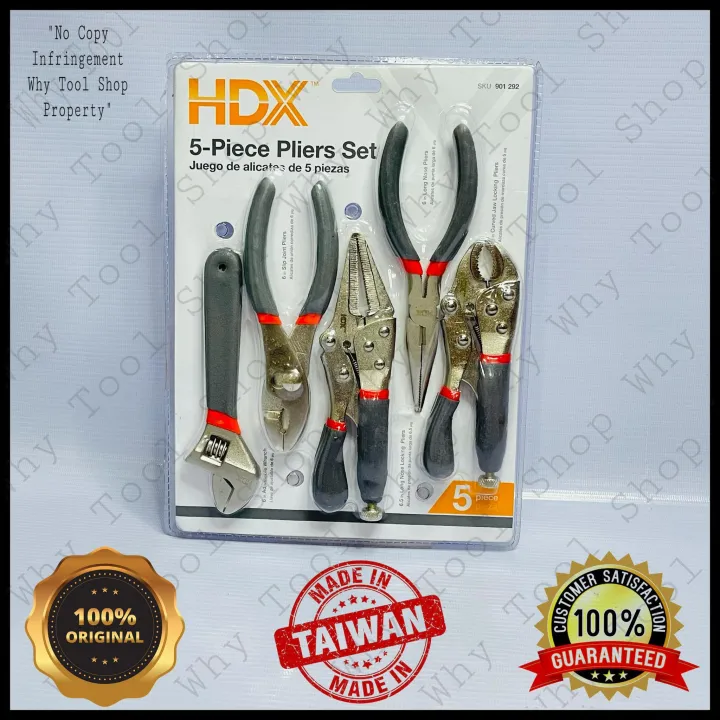HDX 5PCS. GRIPPING PLIER TOOL SET | Lazada PH