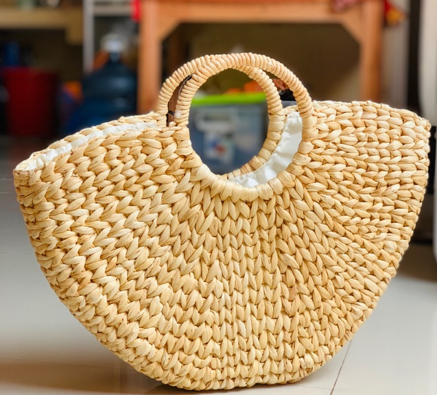 TAS TENTENG KERAJINAN ANYAMAN ENCENG GONDOK/TAS TENTENG WANITA TERBARU ...